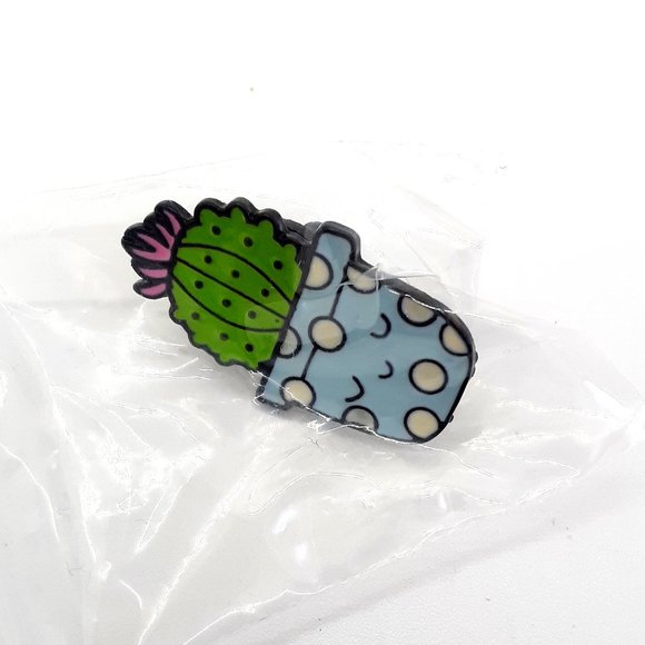 Jewelry | Potted Cactus Plant Pin Badge Brooch | Poshmark